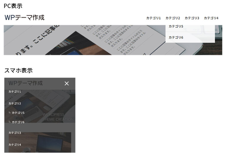 CSSだけ！WordPressのメニューにサブメニューを追加しデザインを整える | Plusers